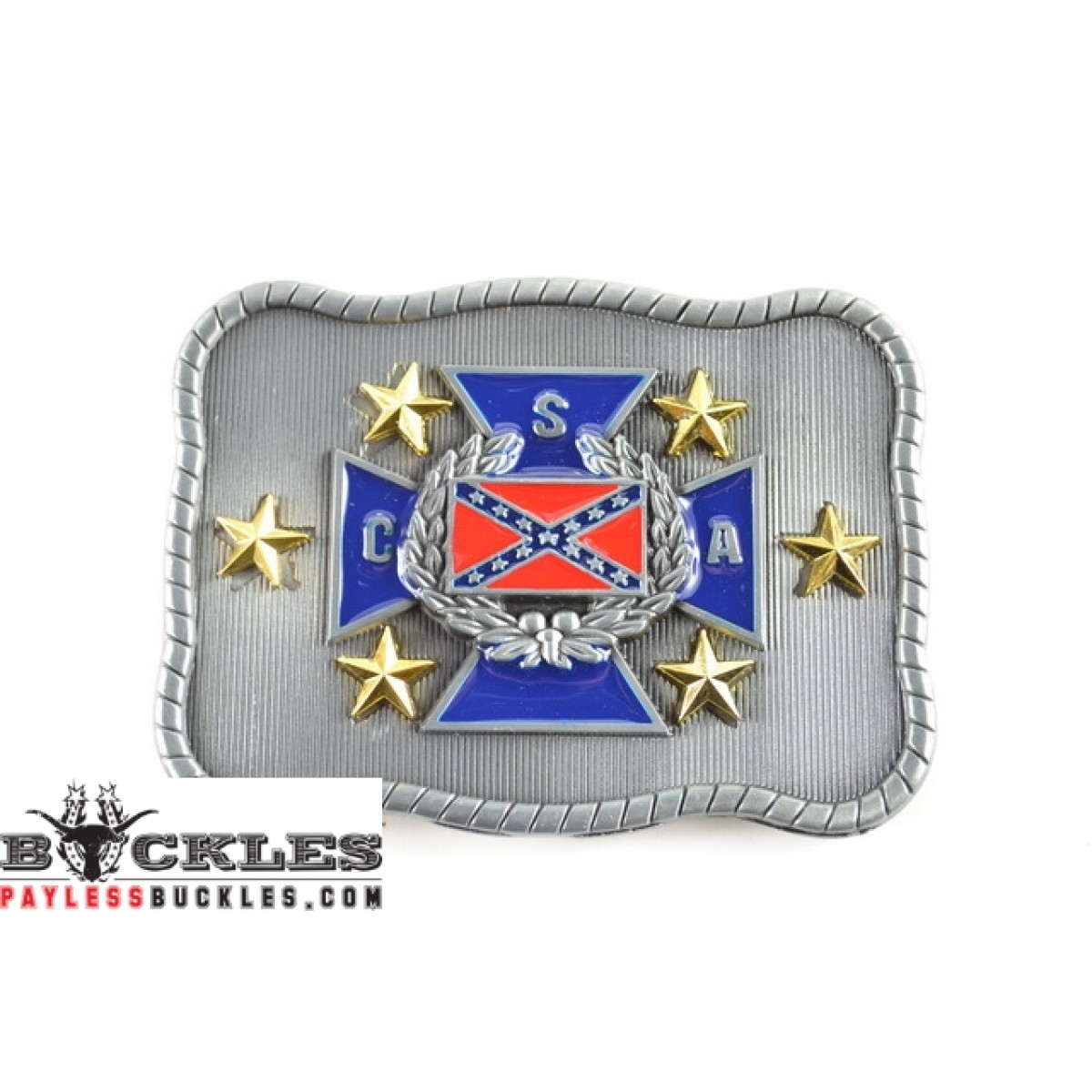 Confederate States of America Belt Buckle - PaylessBuckles