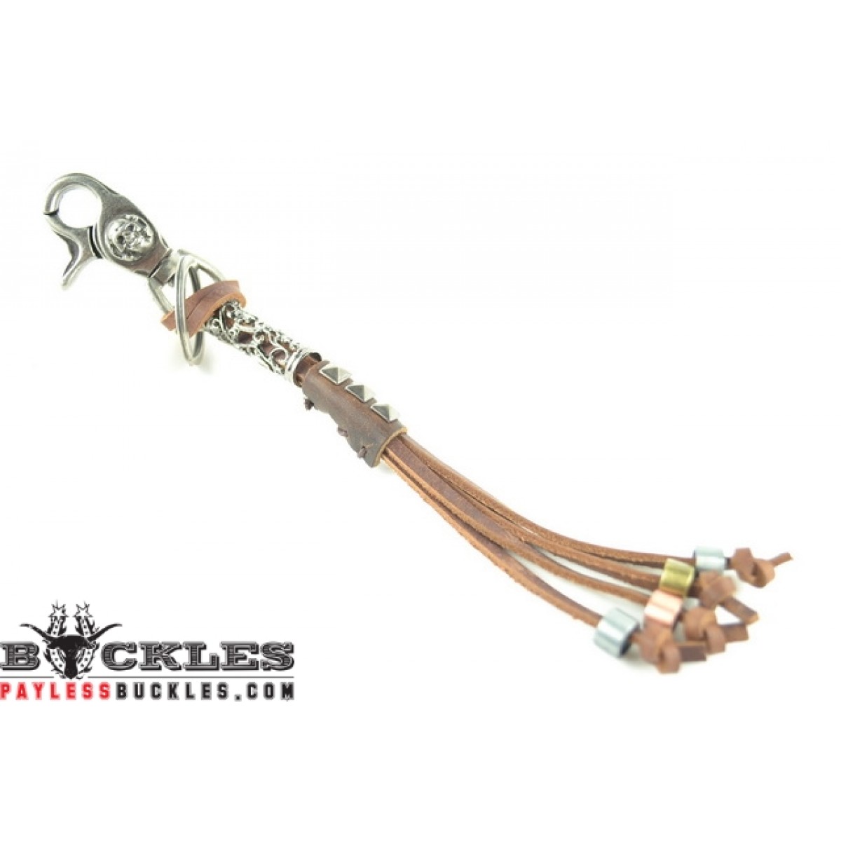 Biker Leather Keychain #12