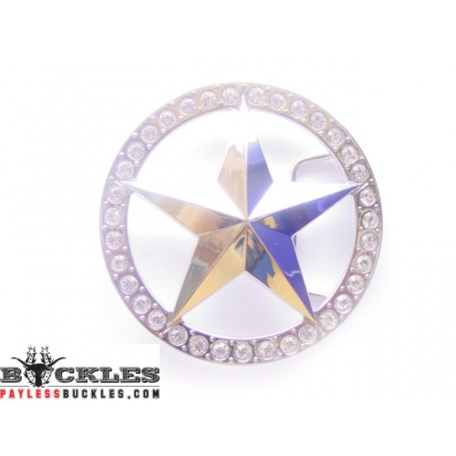 Rhinestone Star Belt Buckle